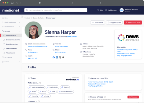 Medianet | Media Intelligence Made Smarter
