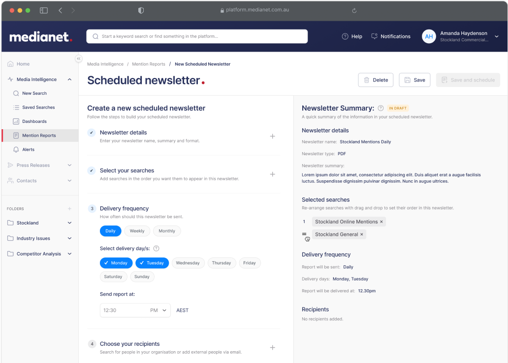 Medianet | Media Monitoring