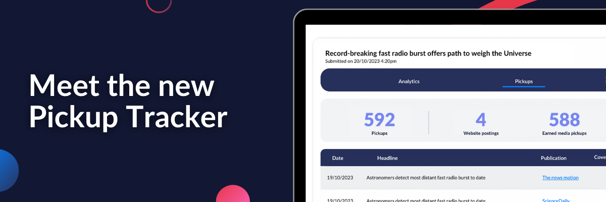Pickup Tracker Demonstration/Q&A