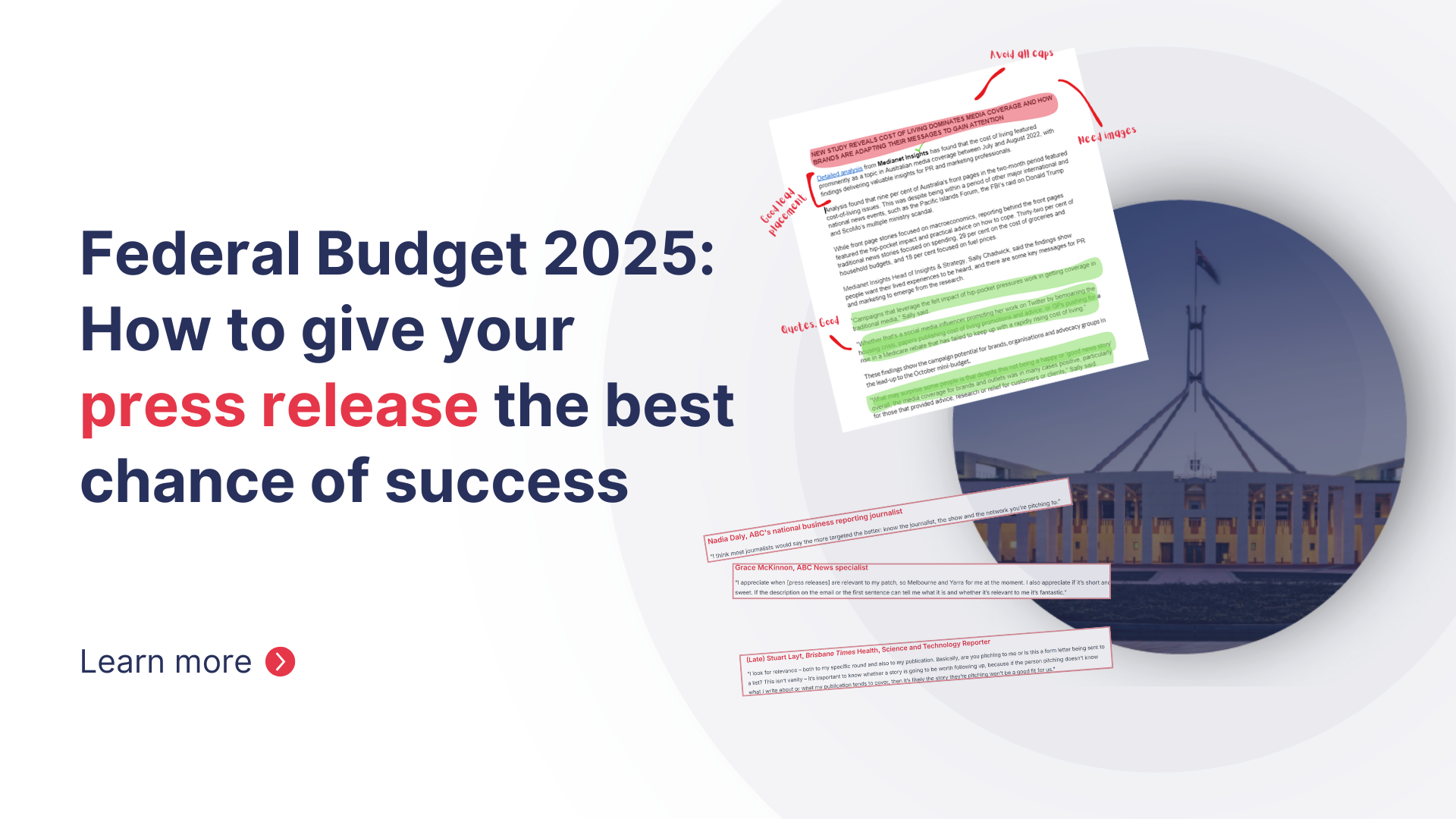 Medianet | Federal Budget 2025: How to give your press release the best ...